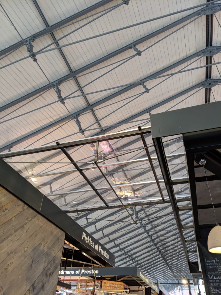 Preston Markets Canopy set for Installation - Marketing Lancashire