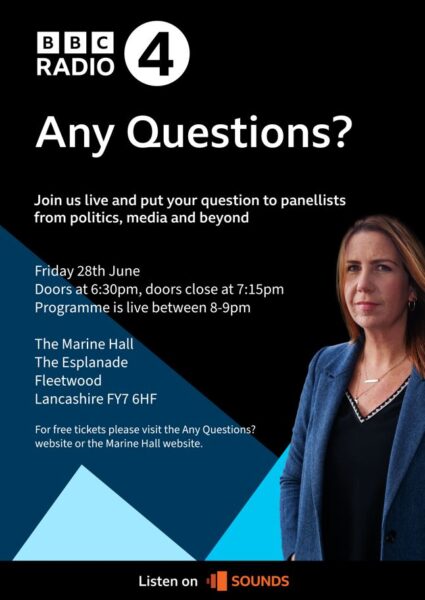 BBC Radio 4’s Any Questions? comes to Marine Hall, Fleetwood ...