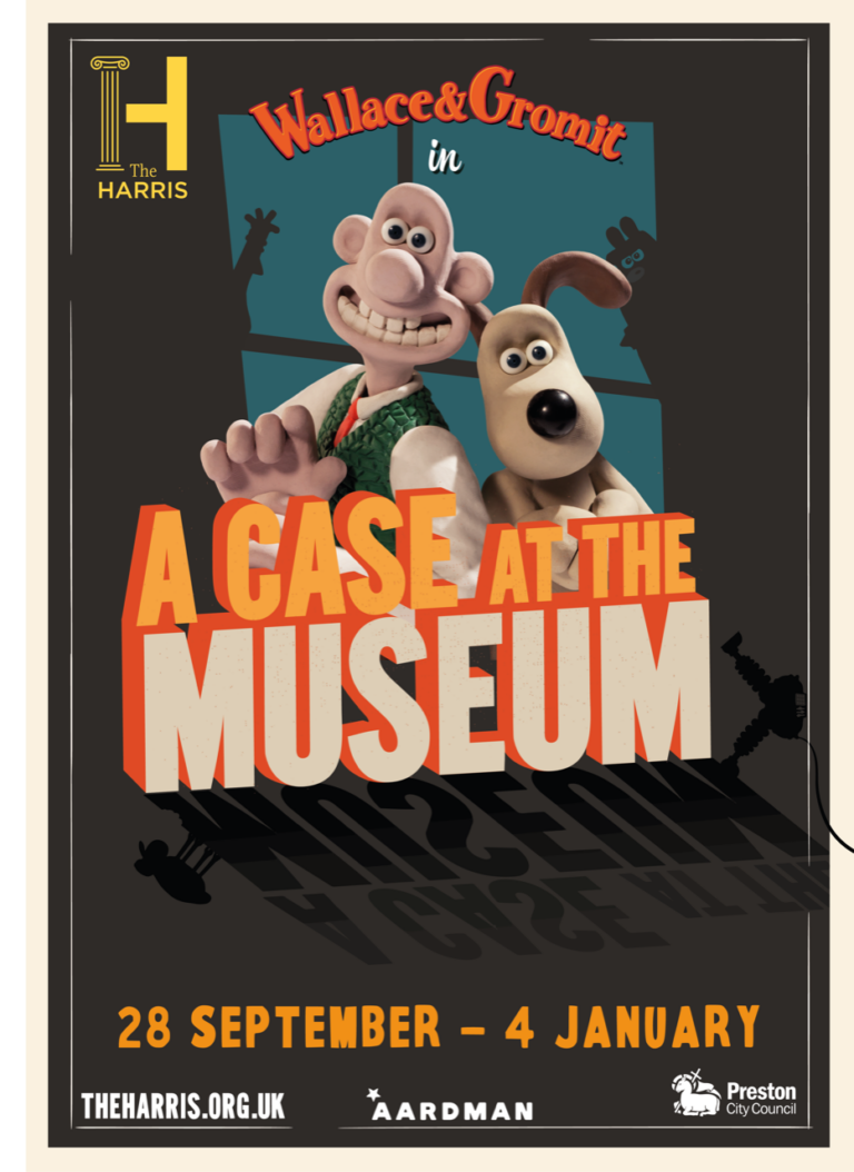 Wallace and GRomit Poster - Marketing Lancashire