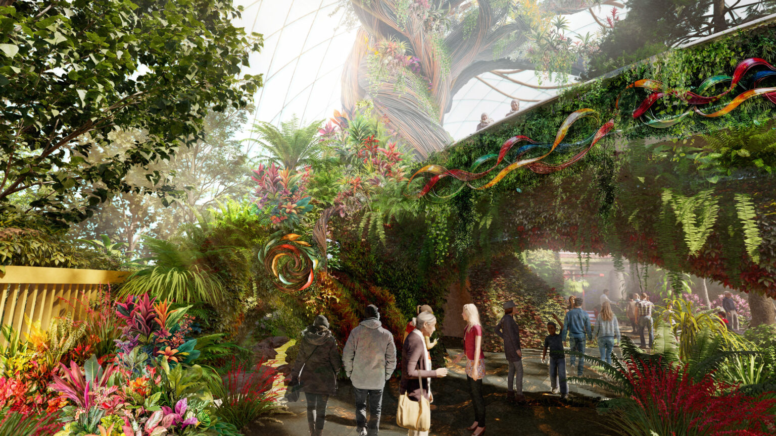 Concept art of The Realm of the Sun Eden Project Morecambe - Marketing ...