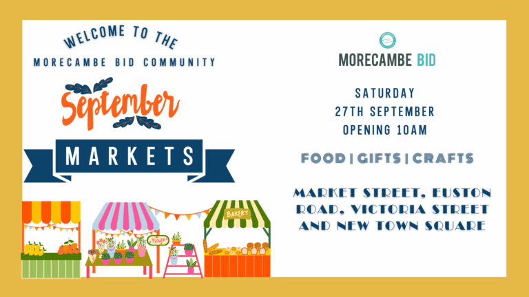 Morecambe BID community markets return this autumn/winter - Marketing ...