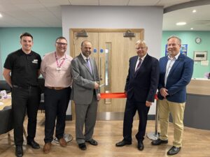 Shaun Grant, Paul Whittaker, Cllr Asjad Mahmood, Stephen Barnes and ...